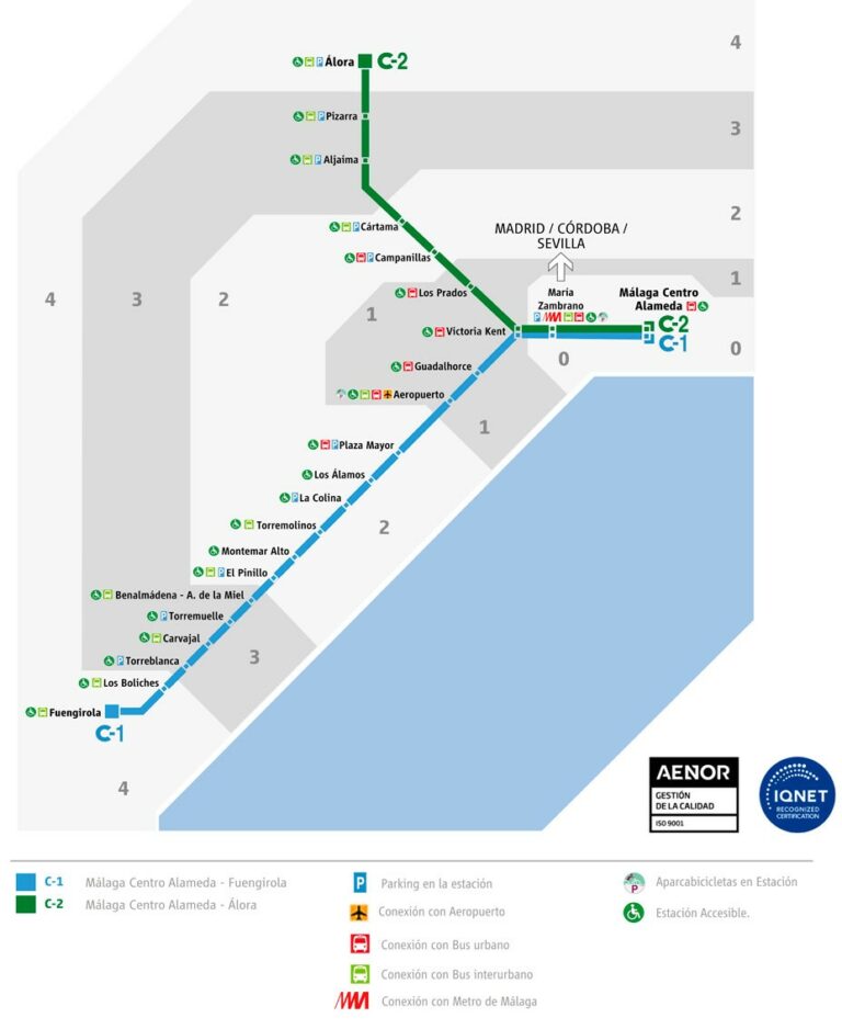 Cercanías Renfe en Málaga - Metro de Malaga